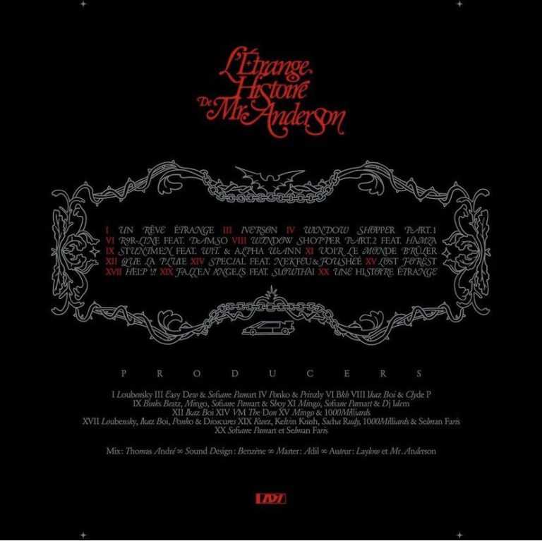 Laylow dévoile la tracklist de son album « L’Étrange Histoire de Mr ...